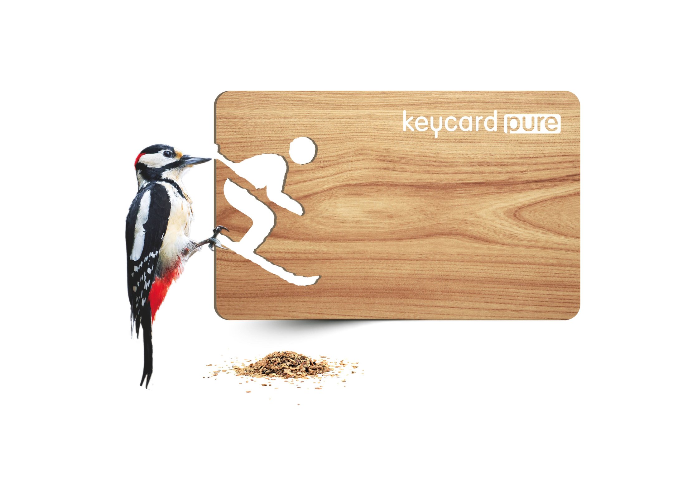 A piece of nature in the pocket of your skiing jacket – the keycard ...